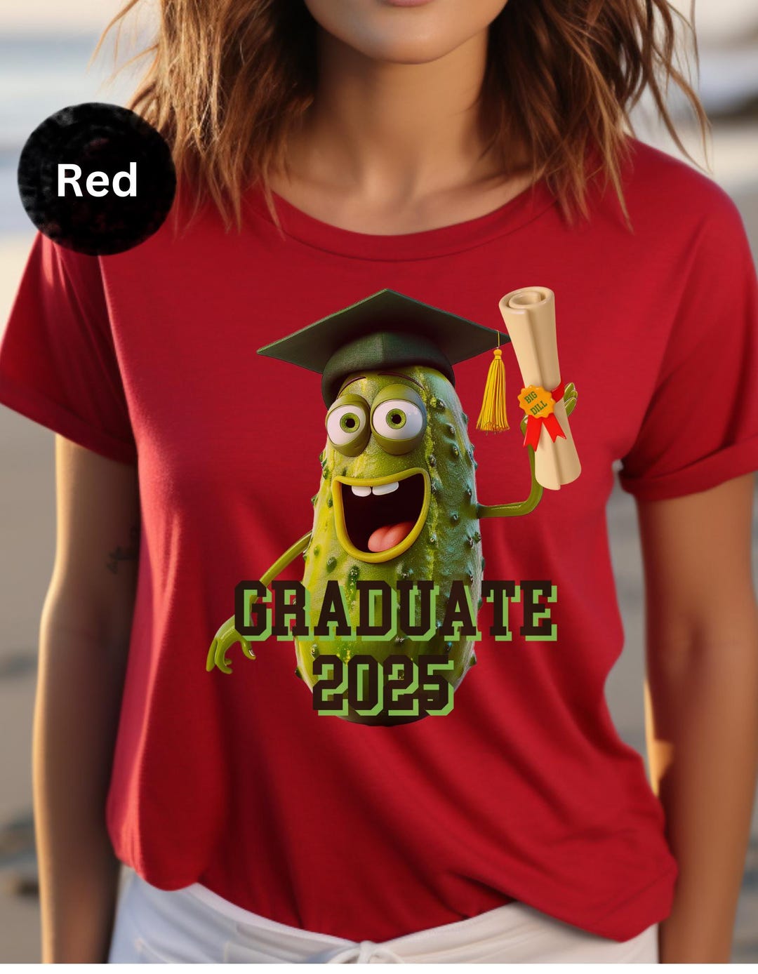Graduation 2025 Short Sleeve Tee, Funny Pickle Lover Shirt, Funny ...