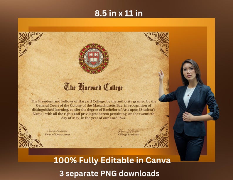 Fantasy Diploma – Printable Gag Gift Certificate – Funny Graduation ...