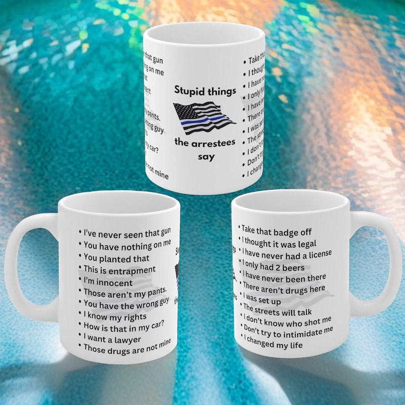 Police Coffee Mug - Etsy