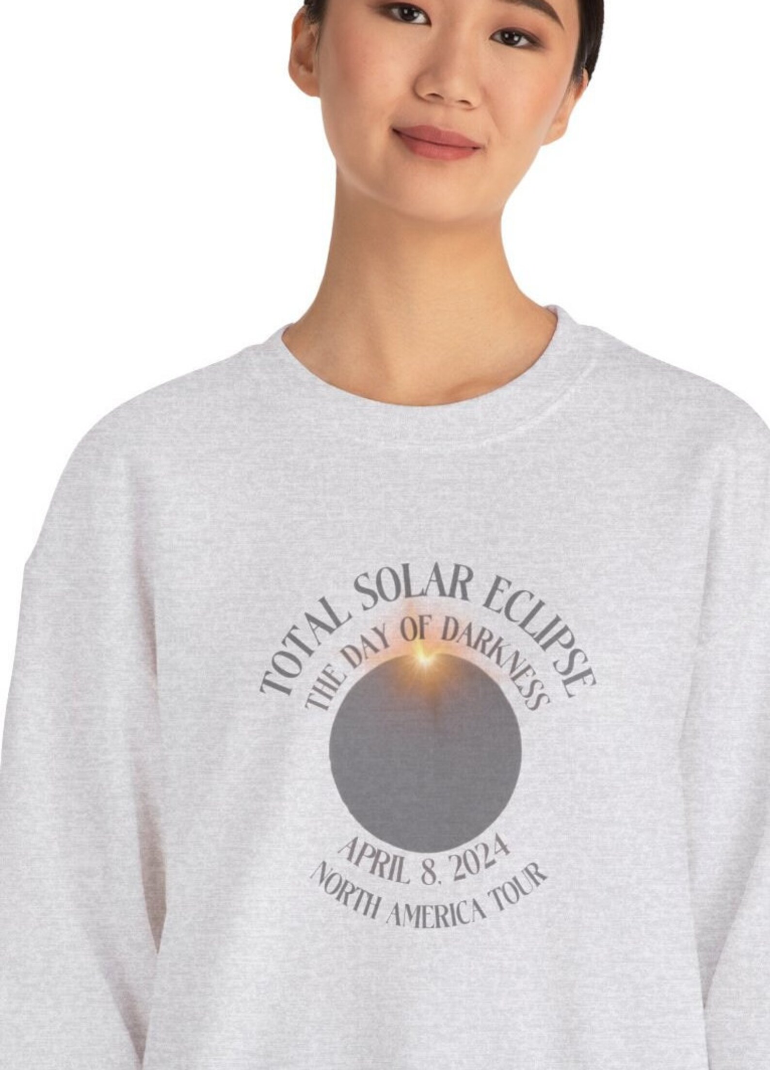 Solar Eclipse Sweatshirt, April 8, 2024, Gift, Present, Total, Era ...