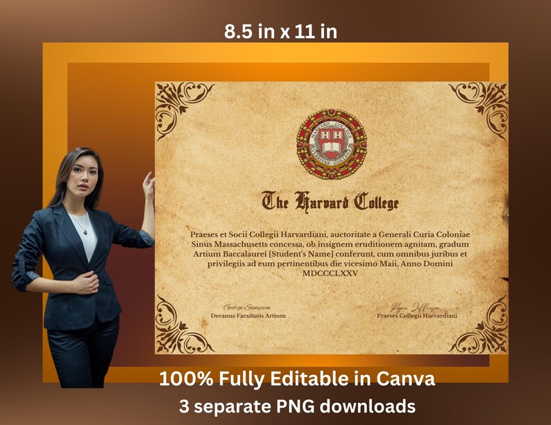 Fantasy Diploma – Printable Gag Gift Certificate – Funny Graduation ...