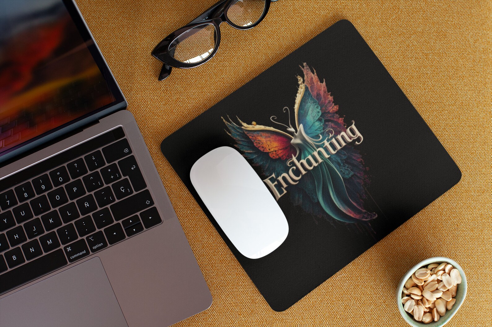 Enchanting Butterfly Gaming Mouse Pad, Gift, Designers, Artists ...