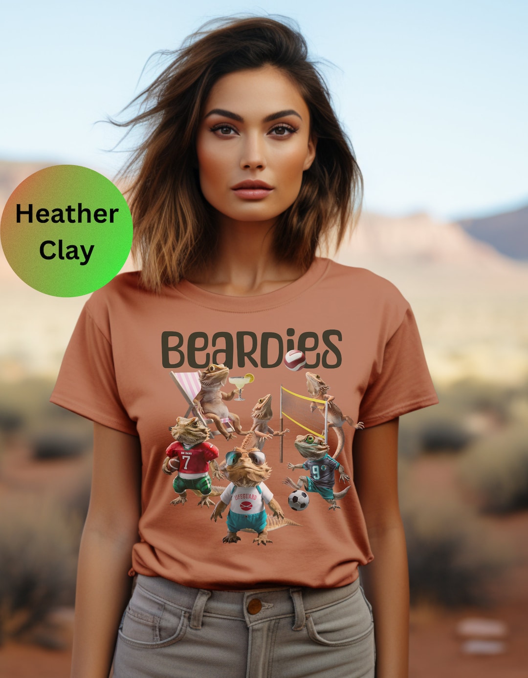 Funny Bearded Dragon Short Sleeve Tee, Amusing Beardies, Bearded Dragon ...