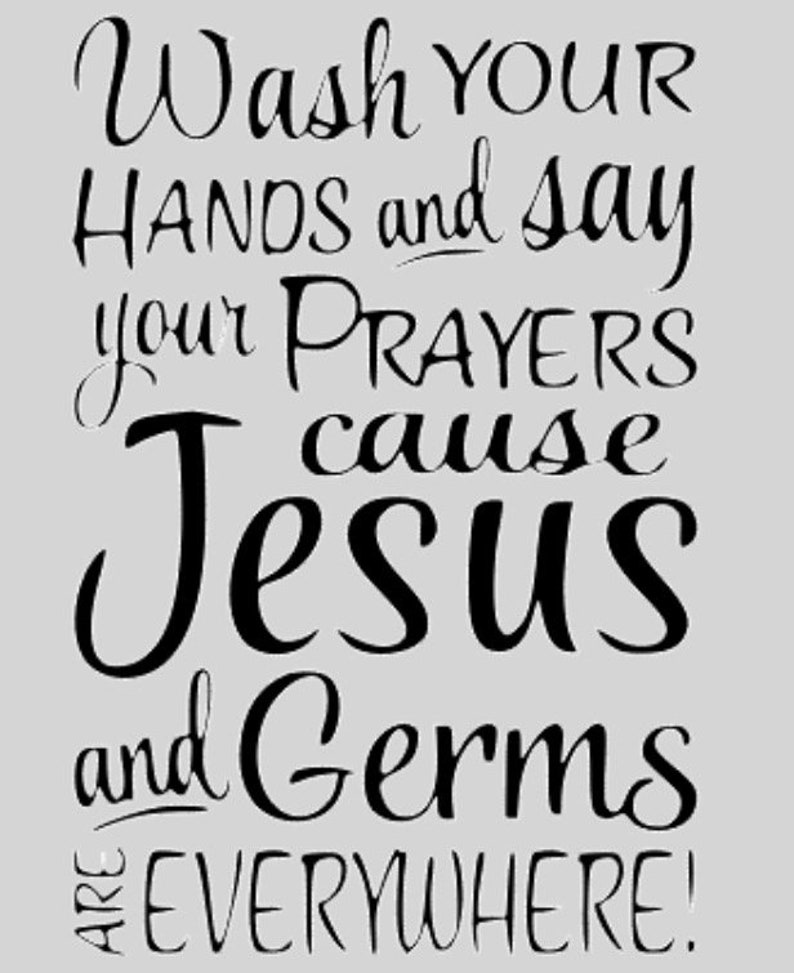Jesus and Germs - Etsy