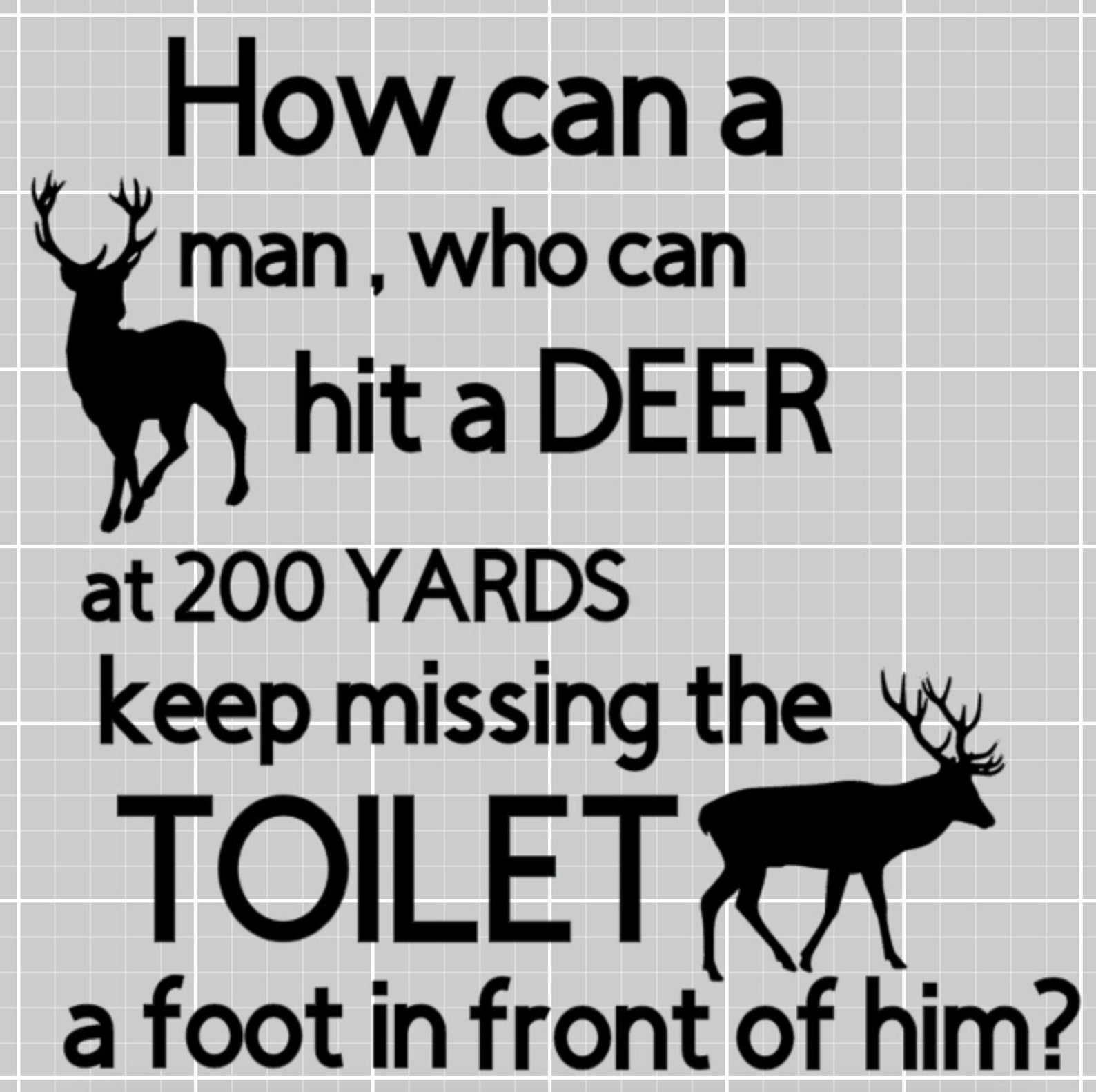 Hit the Toilet-hunting - Etsy
