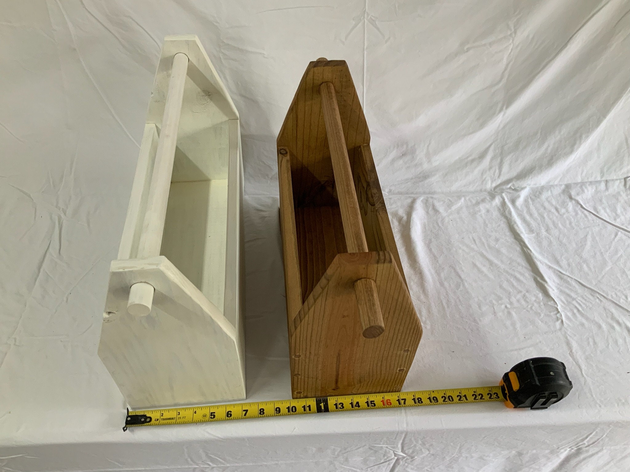 Decorative Carpenters Toolbox in White & Early American - Etsy