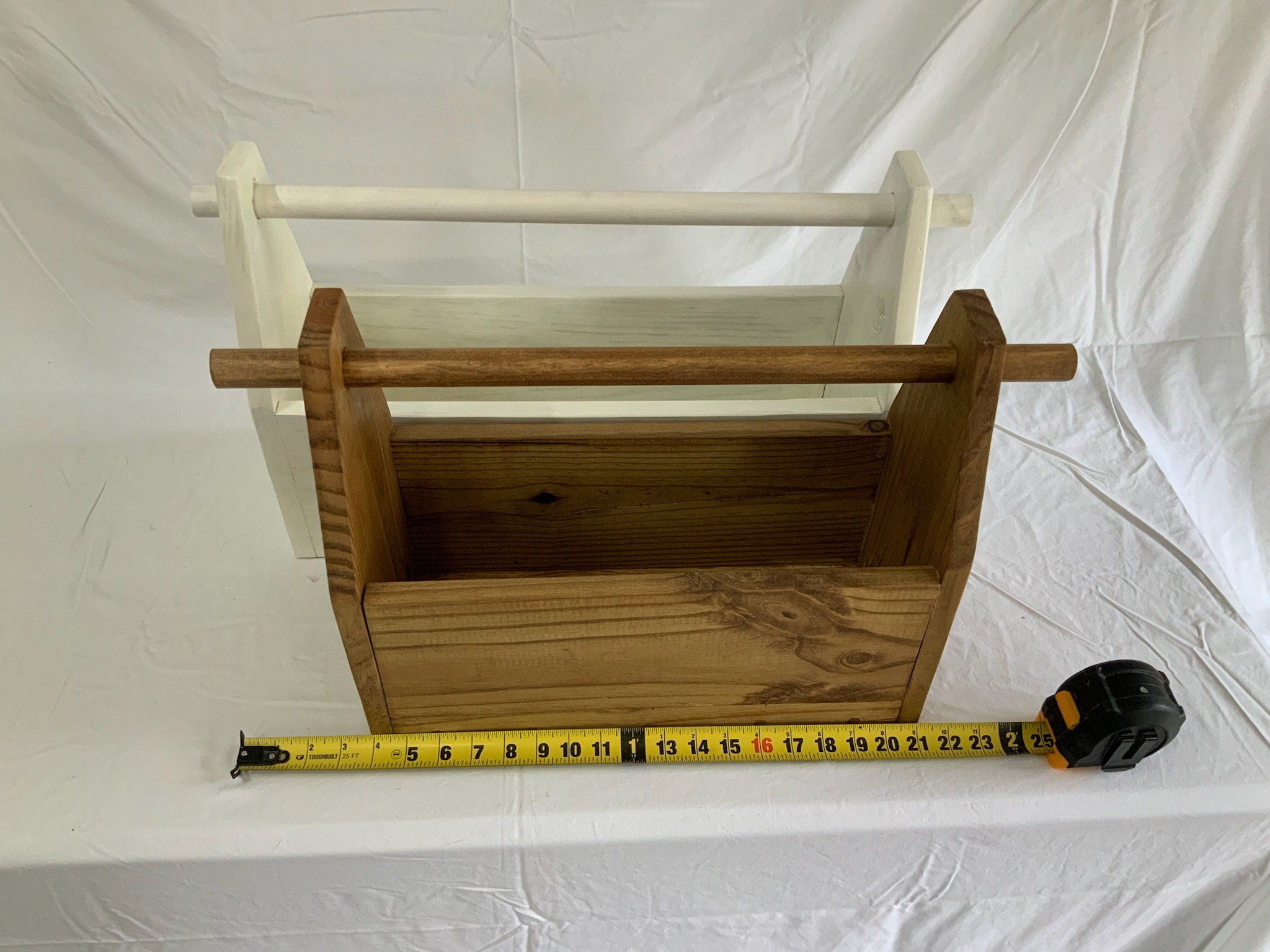 Decorative Carpenters Toolbox in White & Early American - Etsy