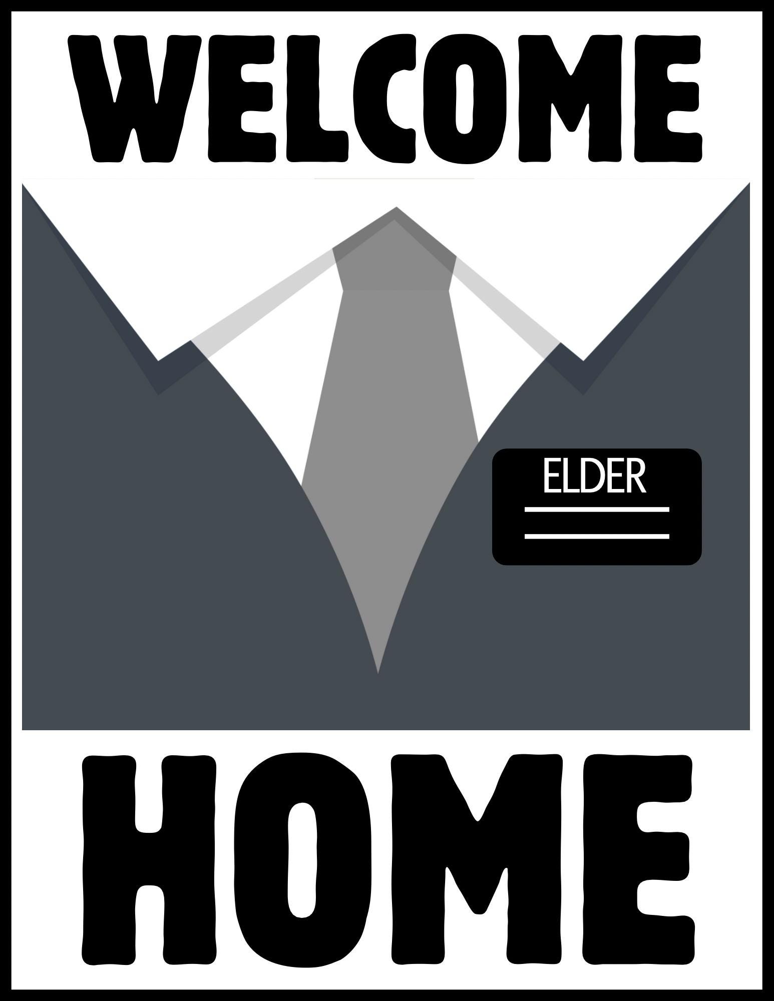 Missionary Welcome Home Signs for Airport Printable Posters for ...
