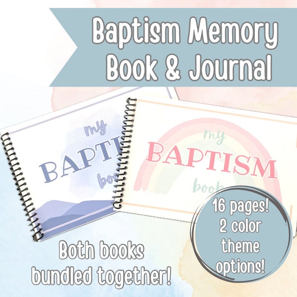 Lds Baptism Memory Book - Etsy