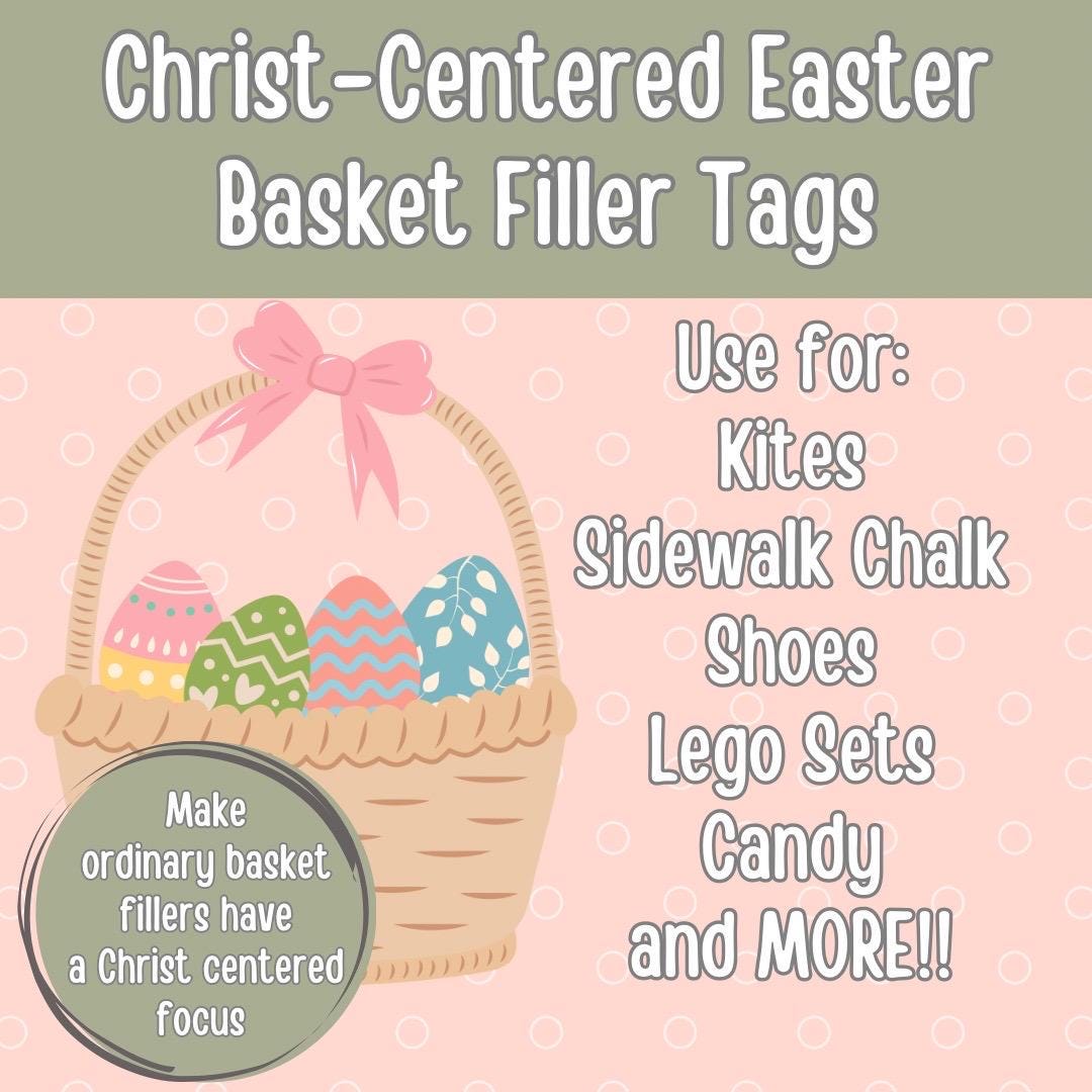Printable Easter Gift Tags for Kids, Teens Families – LDS Christian ...