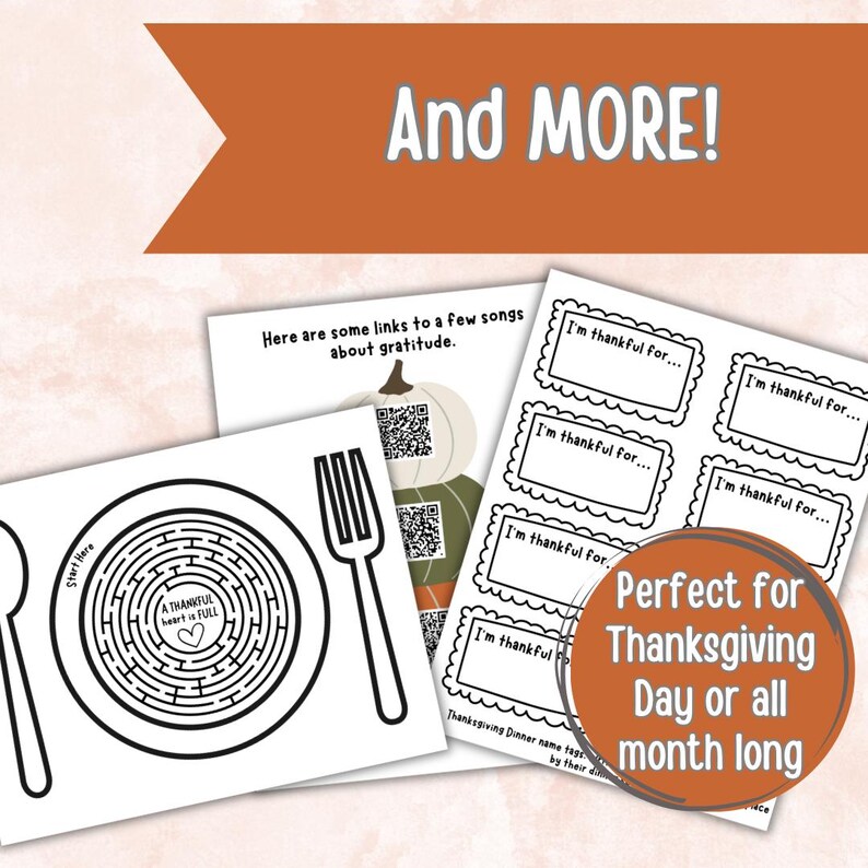 Thanksgiving Activities for Kids Teach Graitude in November for ...
