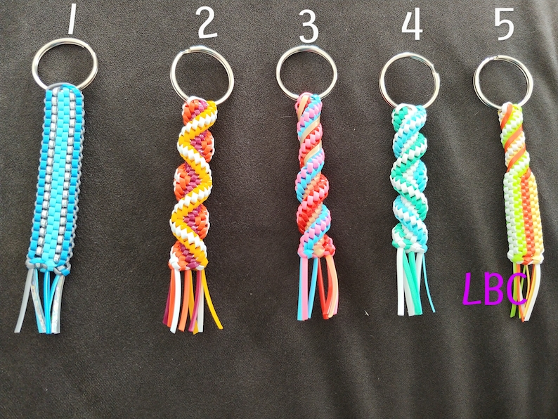 Rexlace Boondoggle Plastic Lace Keychain - Etsy