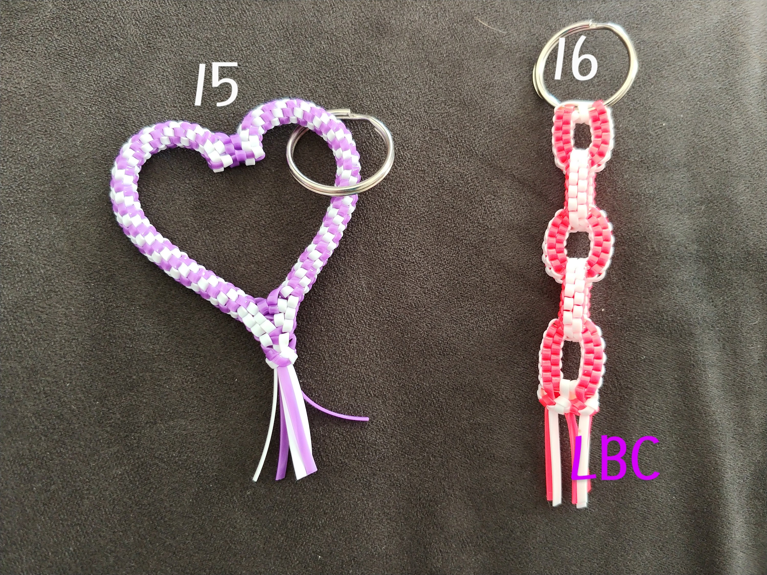 Rexlace Boondoggle Plastic Lace Keychain - Etsy