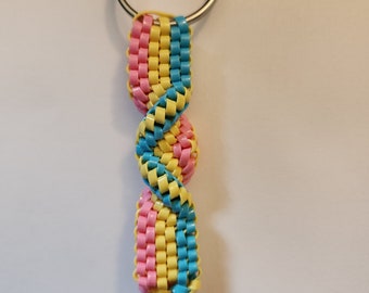 Cteate Your Own Rexlace Boondoggle Plastic Lace Keychain Custom Made ...