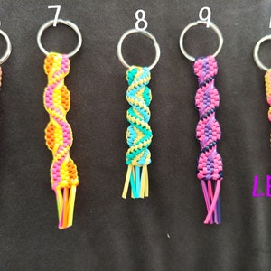 Rexlace Boondoggle Plastic Lace Keychain - Etsy