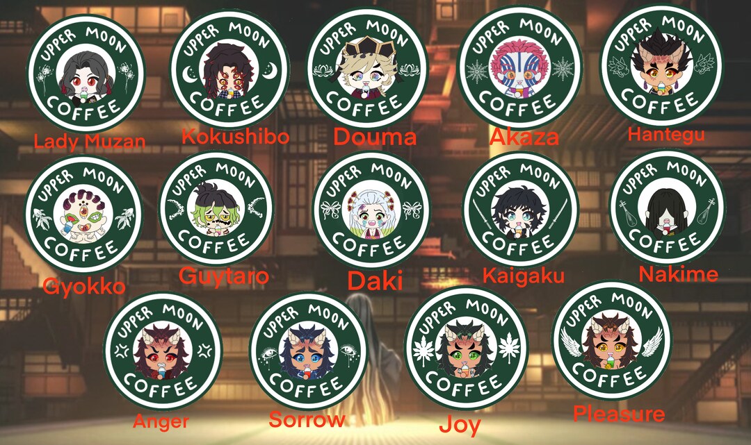 Demon Anime Monster Coffee Club - Etsy