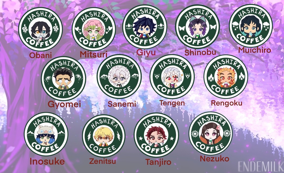 Demon Anime Coffee Club - Etsy