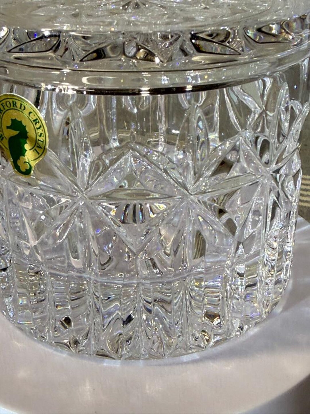 Waterford Crystal | Balmoral Crystal Round Box With Lid | Hand-cut ...