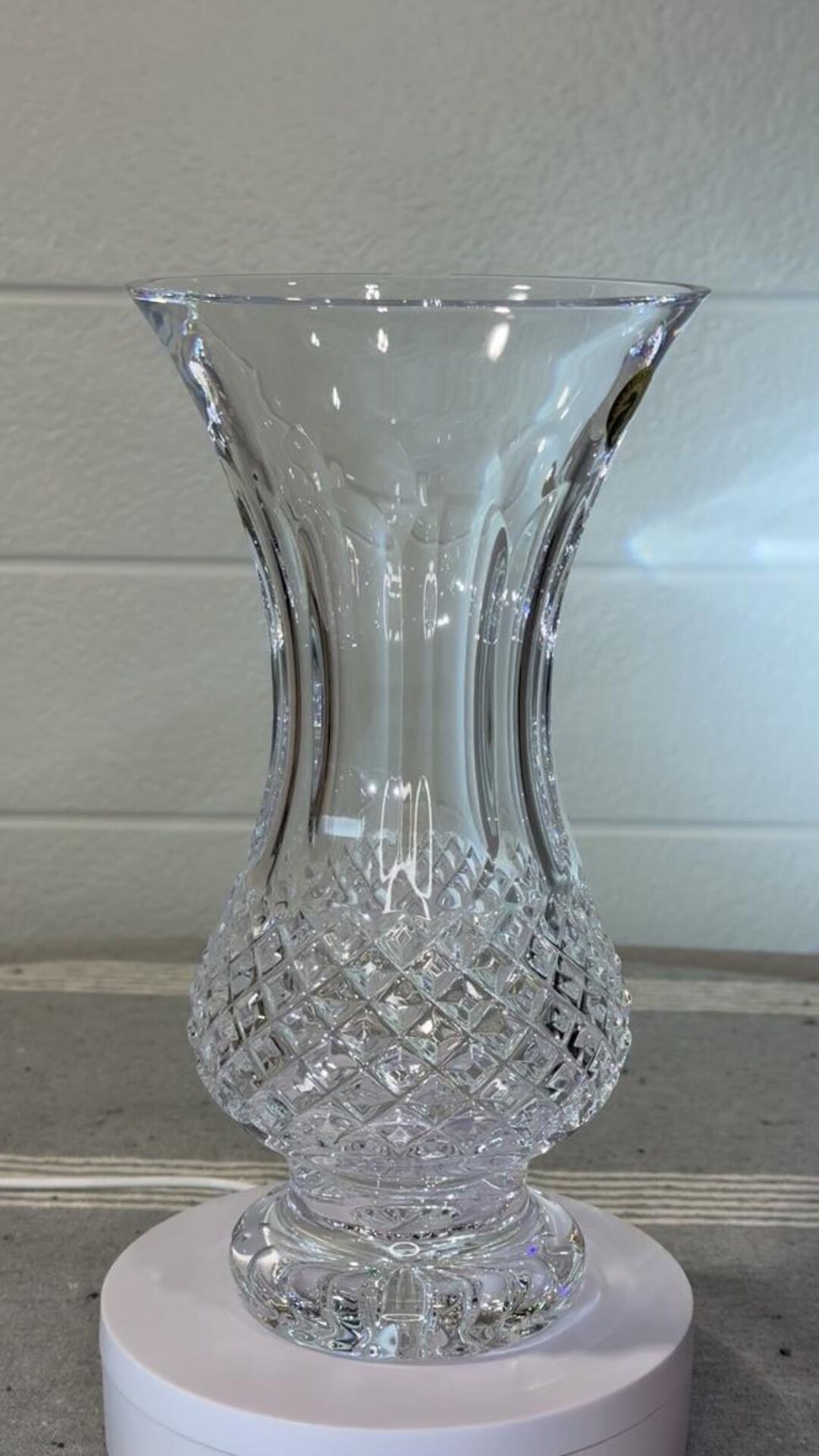 Waterford Crystal | Colleen Grace Footed Vase | Hand-cut Irish Lead ...
