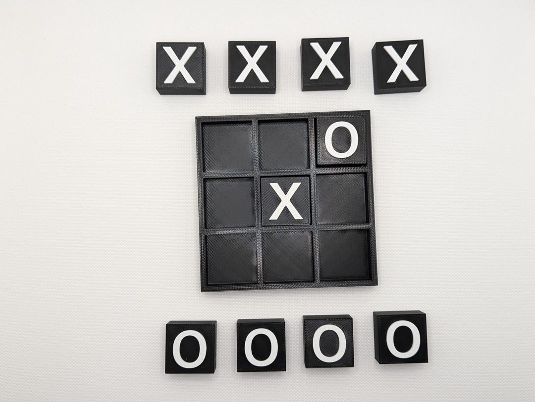 Mini Tic-tac-toe Game 3D Printed - Etsy