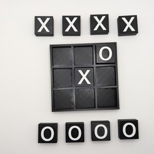 Mini Tic-tac-toe Game 3D Printed - Etsy