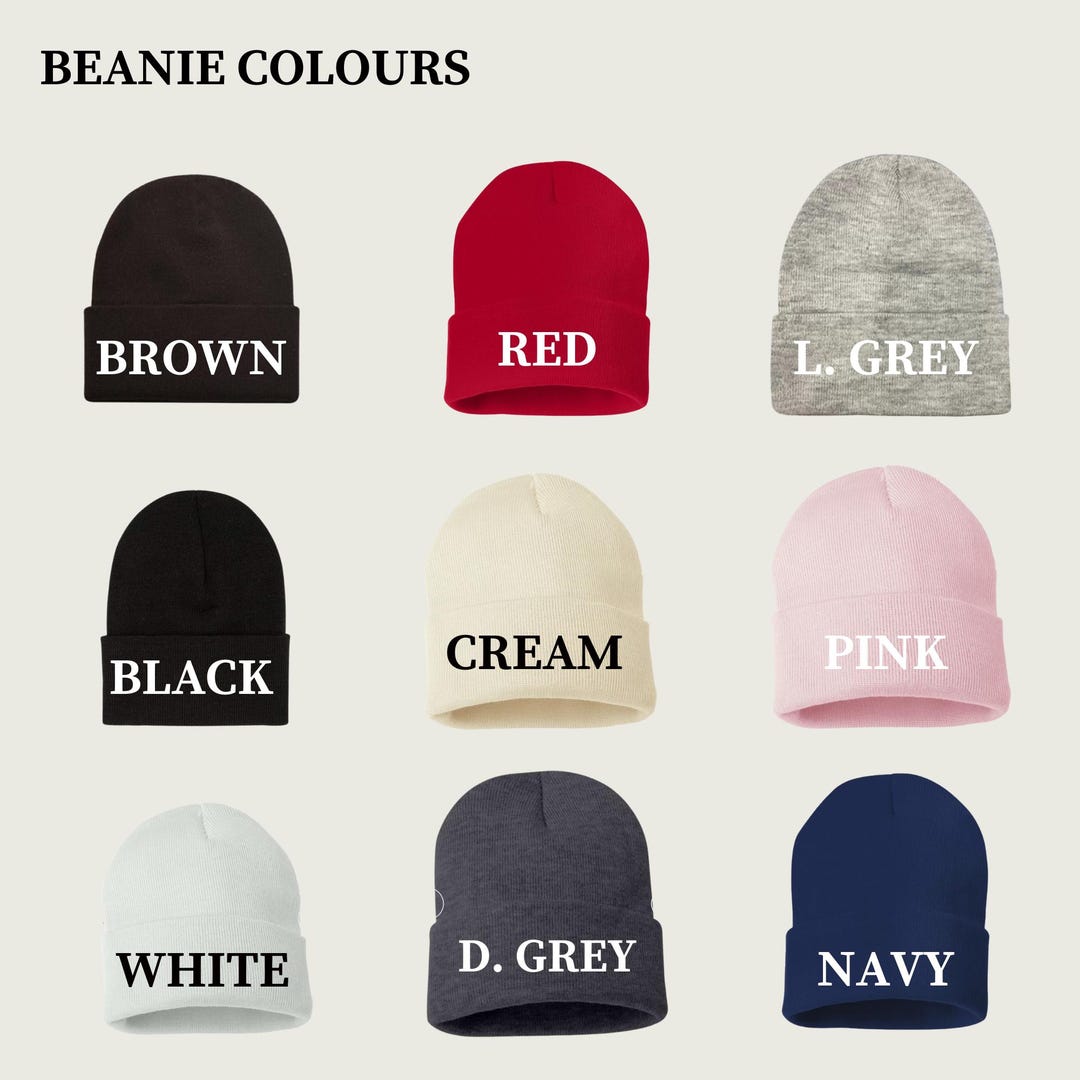 Custom Toque, Custom Embroidered Beanies, Personalized Hat, Embroidery ...