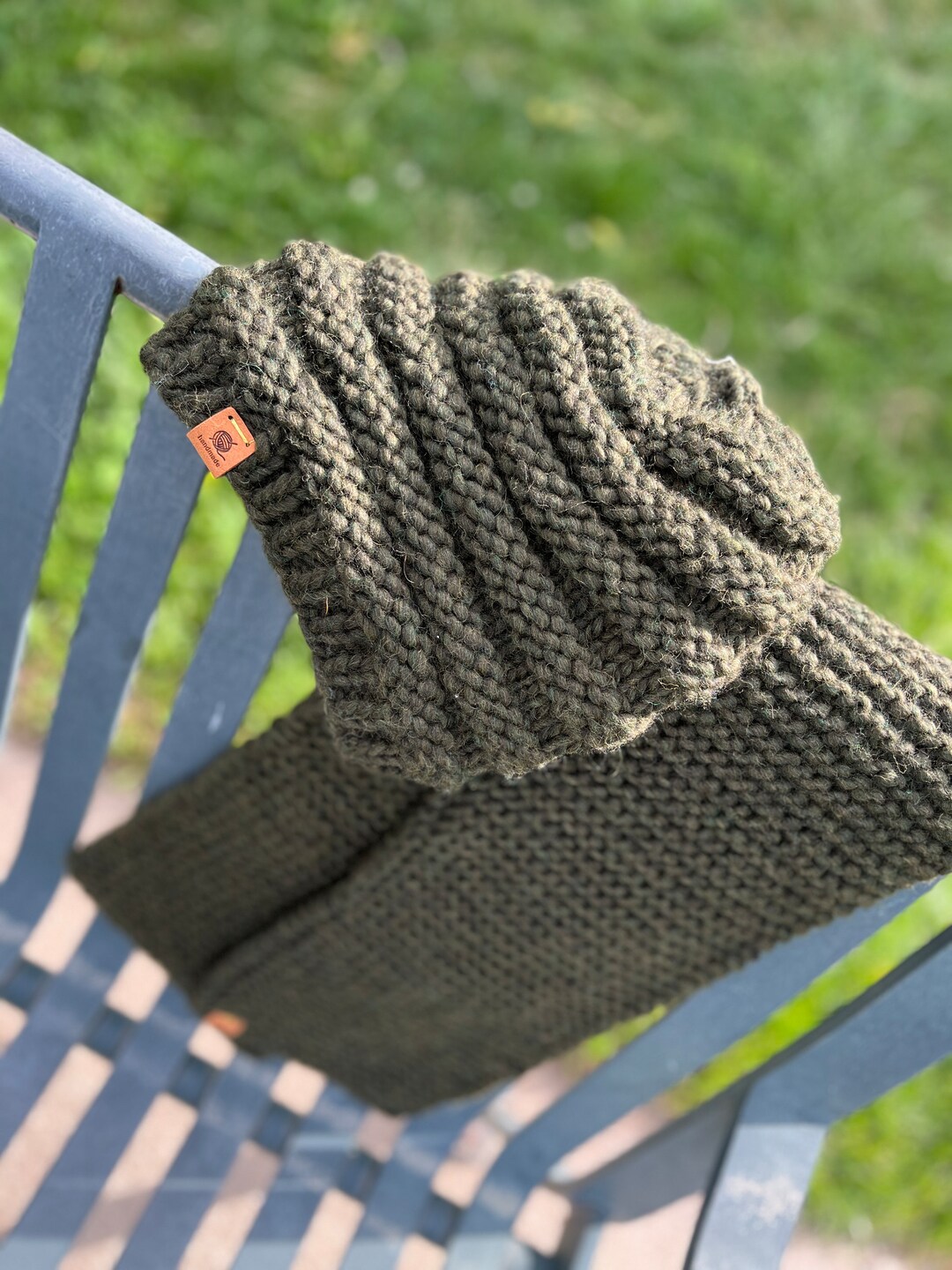 Thick Wool Hat and Matching Scarf - Etsy