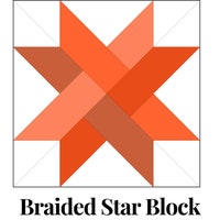 Foundation Paper Piecing (FPP) Templates, Star Quilt Block Pattern, 5 ...
