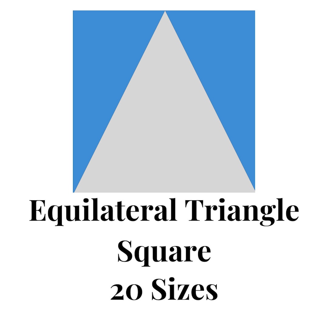 Equilateral Triangle Foundation Paper Piecing Templates Multiple Sizes ...