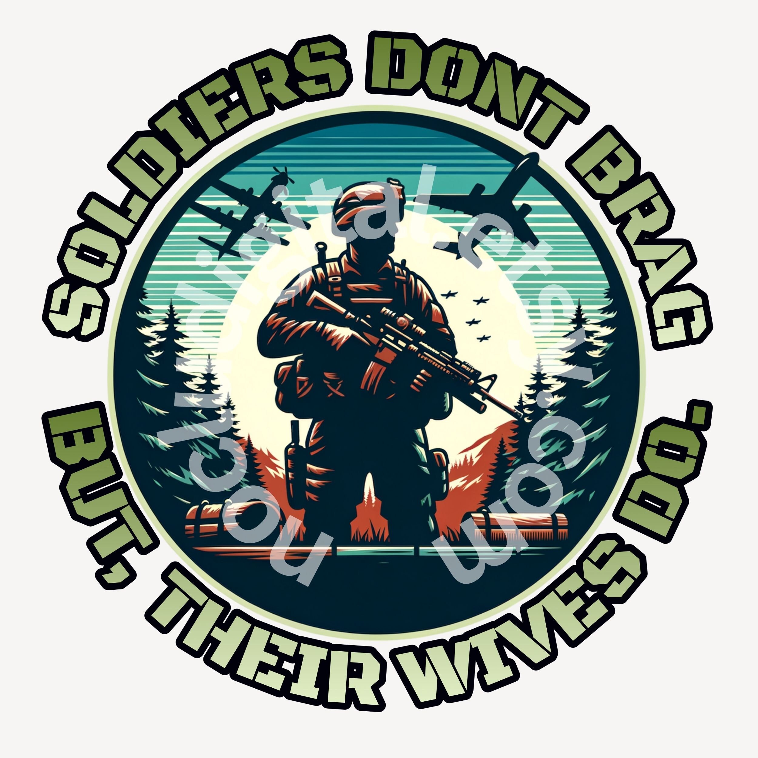 Soldiers Don't Brag but Their Wives Do PNG Military Spouse Support ...