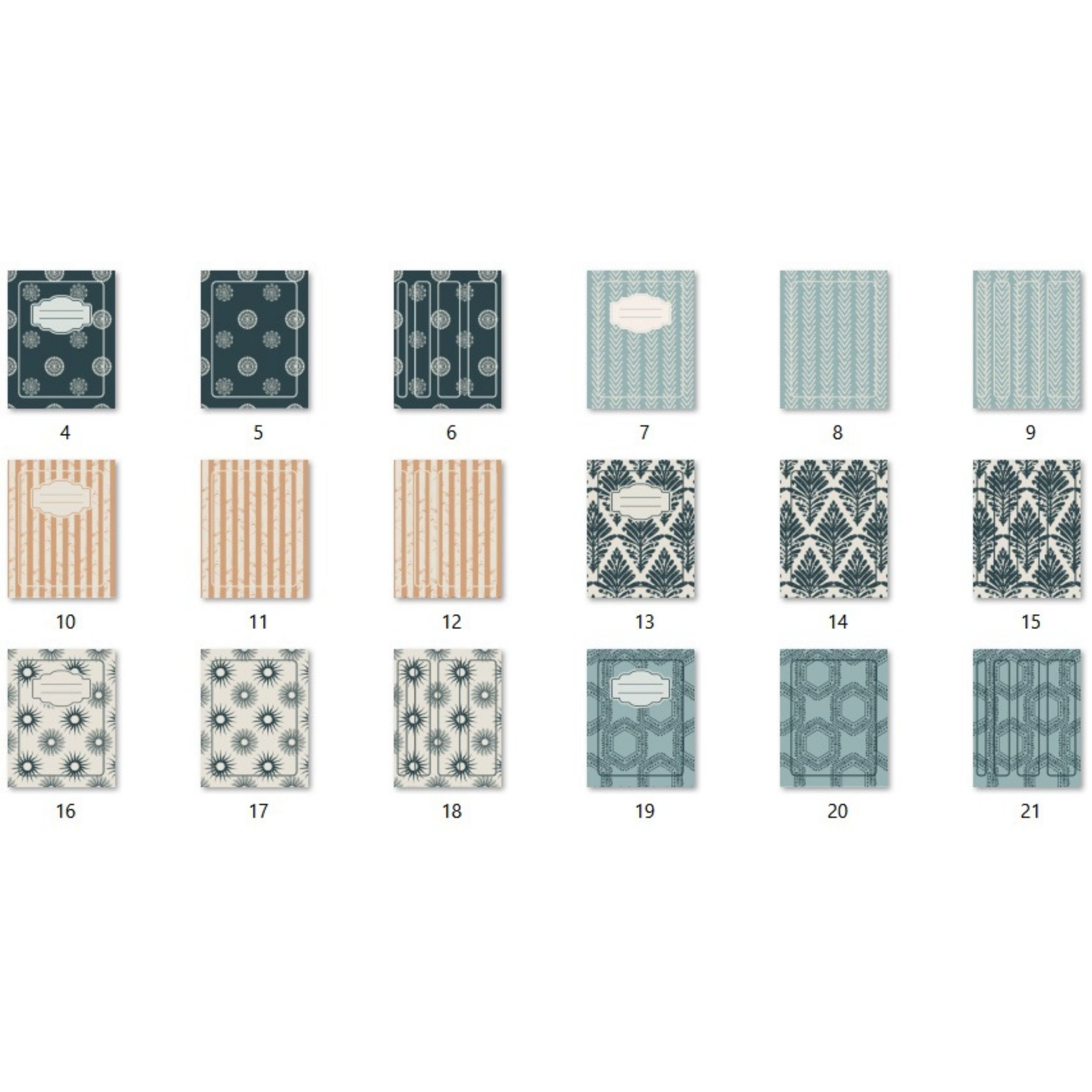 Boho Binder Covers Set - Boho Binder Covers Printable - Boho Prints ...