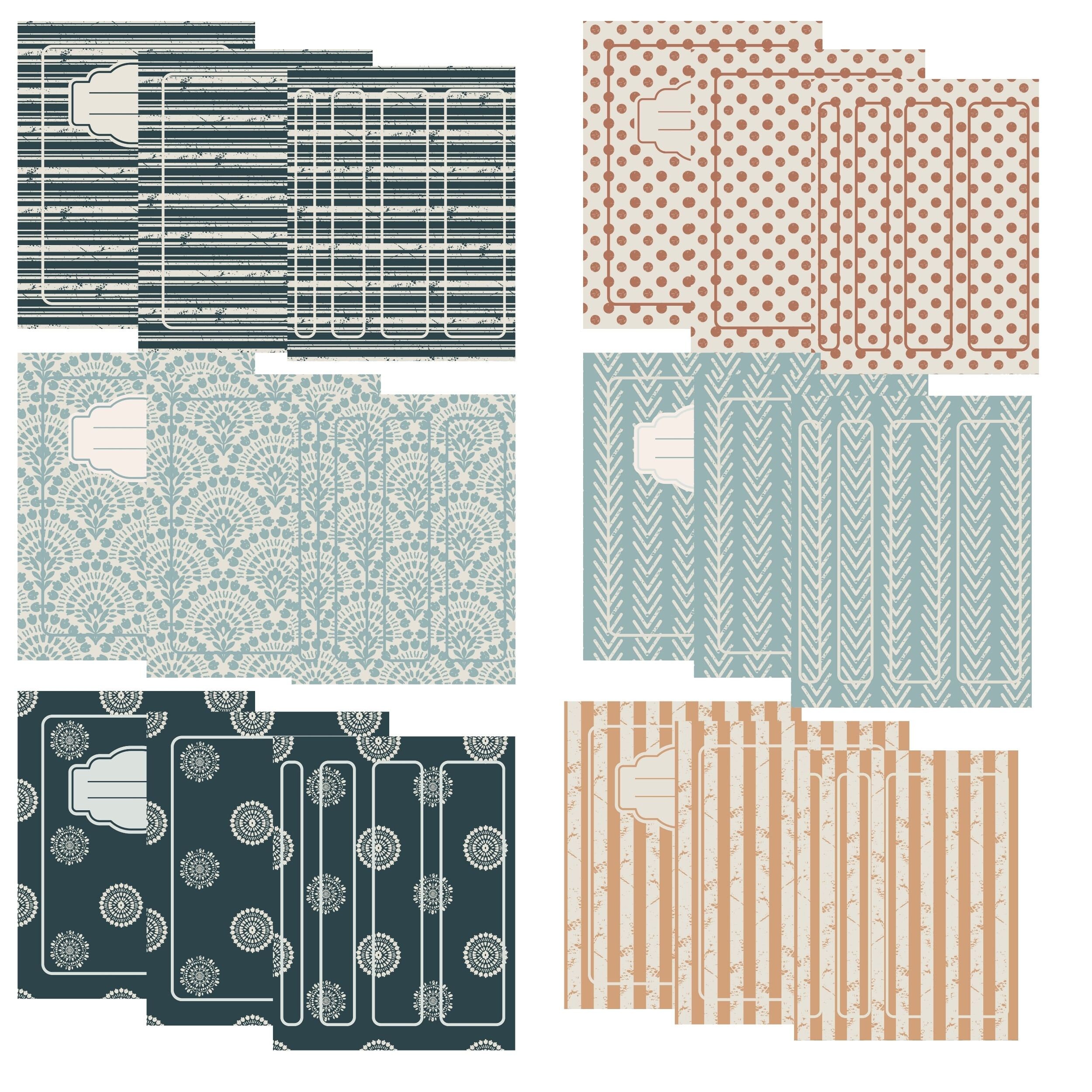 Boho Binder Covers Set Boho Binder Covers Printable Boho Prints Binder ...