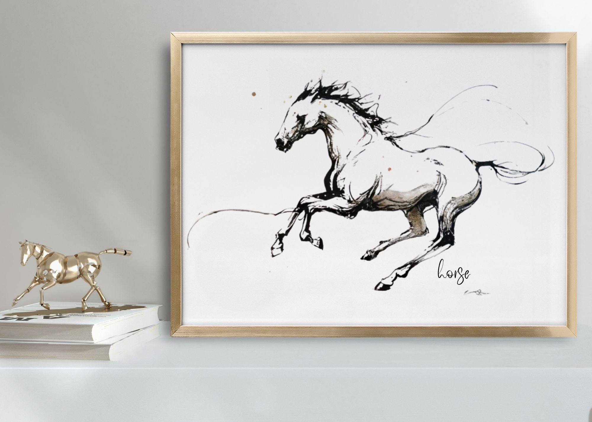 Wild Animal Prints Safari Animal Digital Prints 23 Pen & Ink Drawn ...