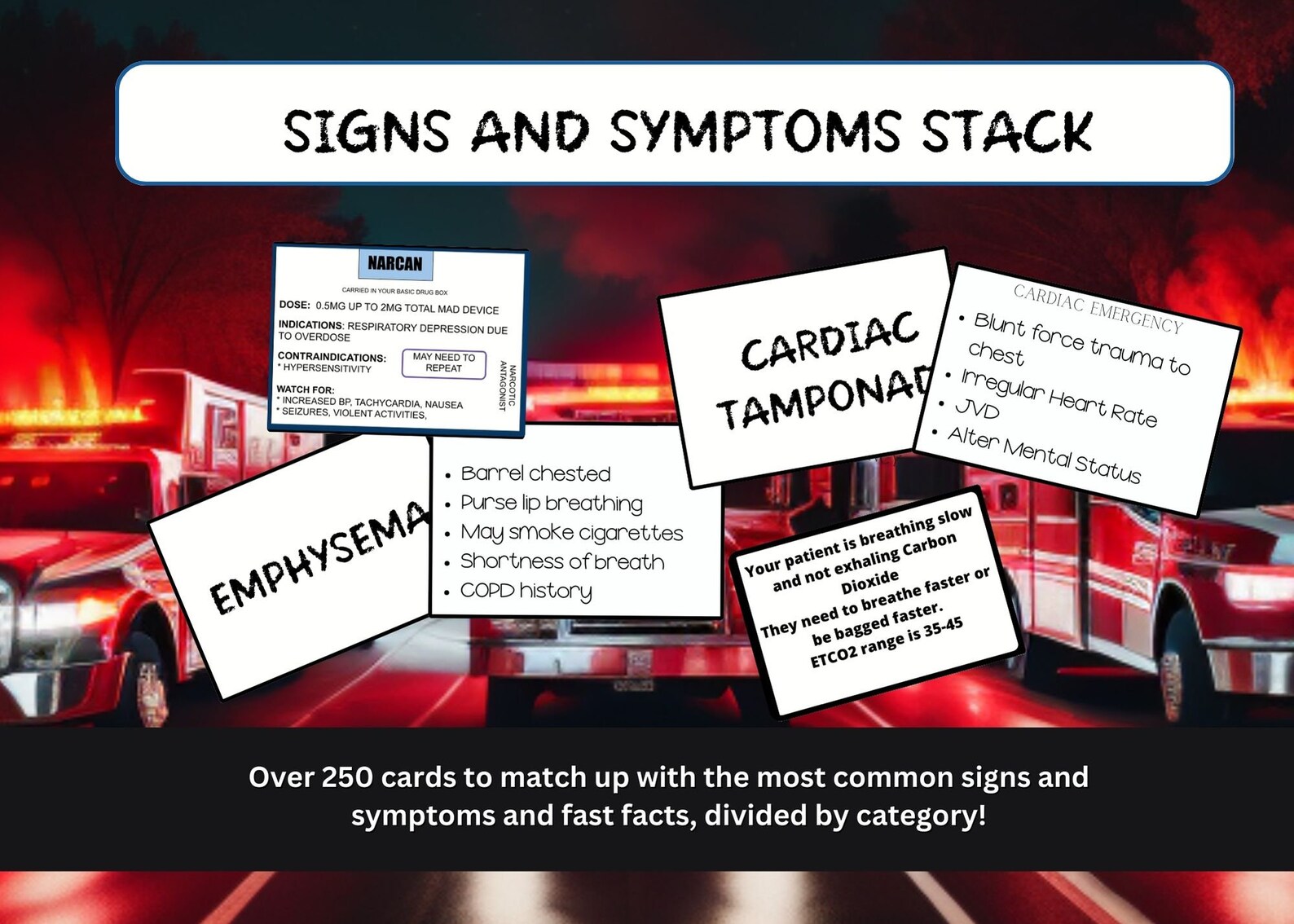 Before the Call's EMS Signs and Symptoms Study Stack - DIGITAL DOWNLOAD ...