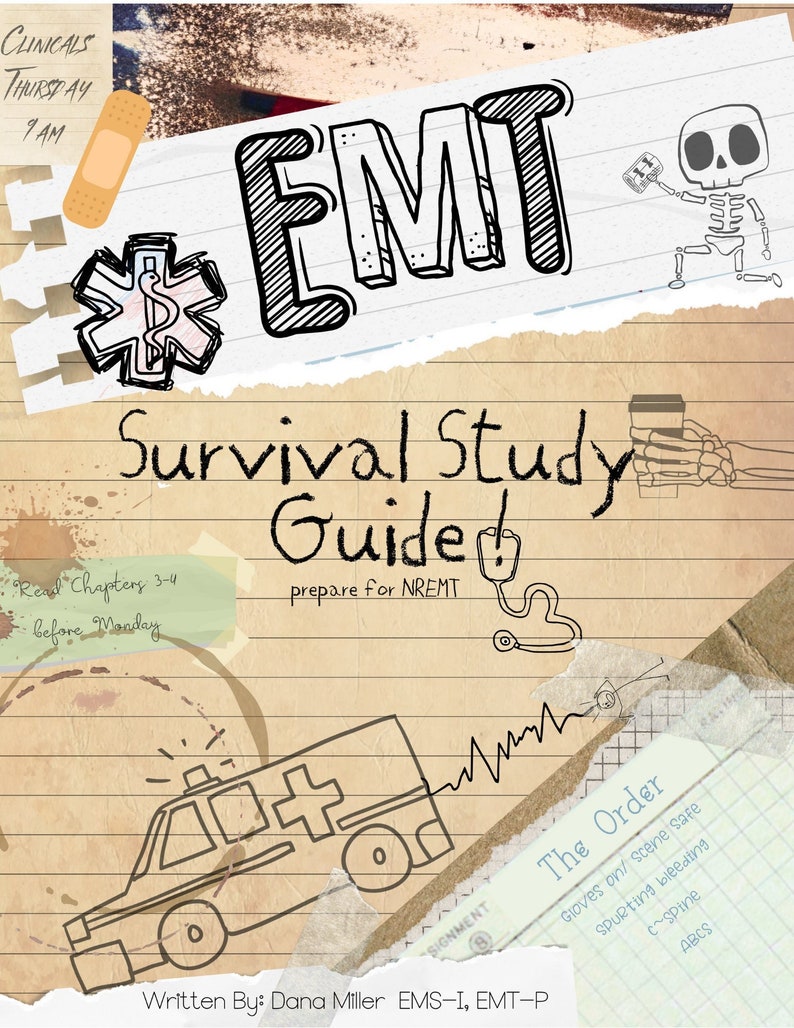 Digital Download - EMT and NREMT Study Guide From Before the Call - Etsy