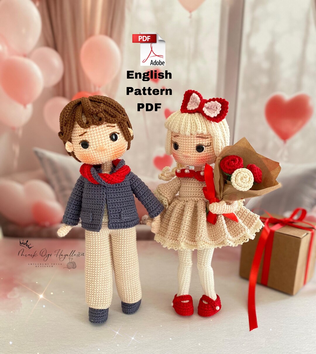 Nora Doll and Owen Doll Pattern Pdf, Digital Patterns, Amigurumi ...