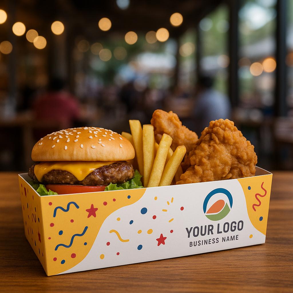 Custom Printed Food Tray: Branded Takeaway Packaging - Etsy UK