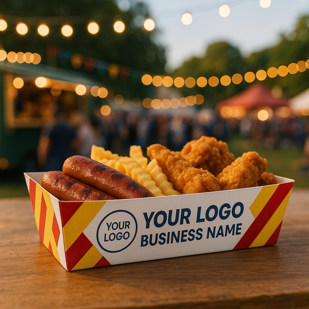 Custom Printed Food Tray: Branded Takeaway Packaging - Etsy UK