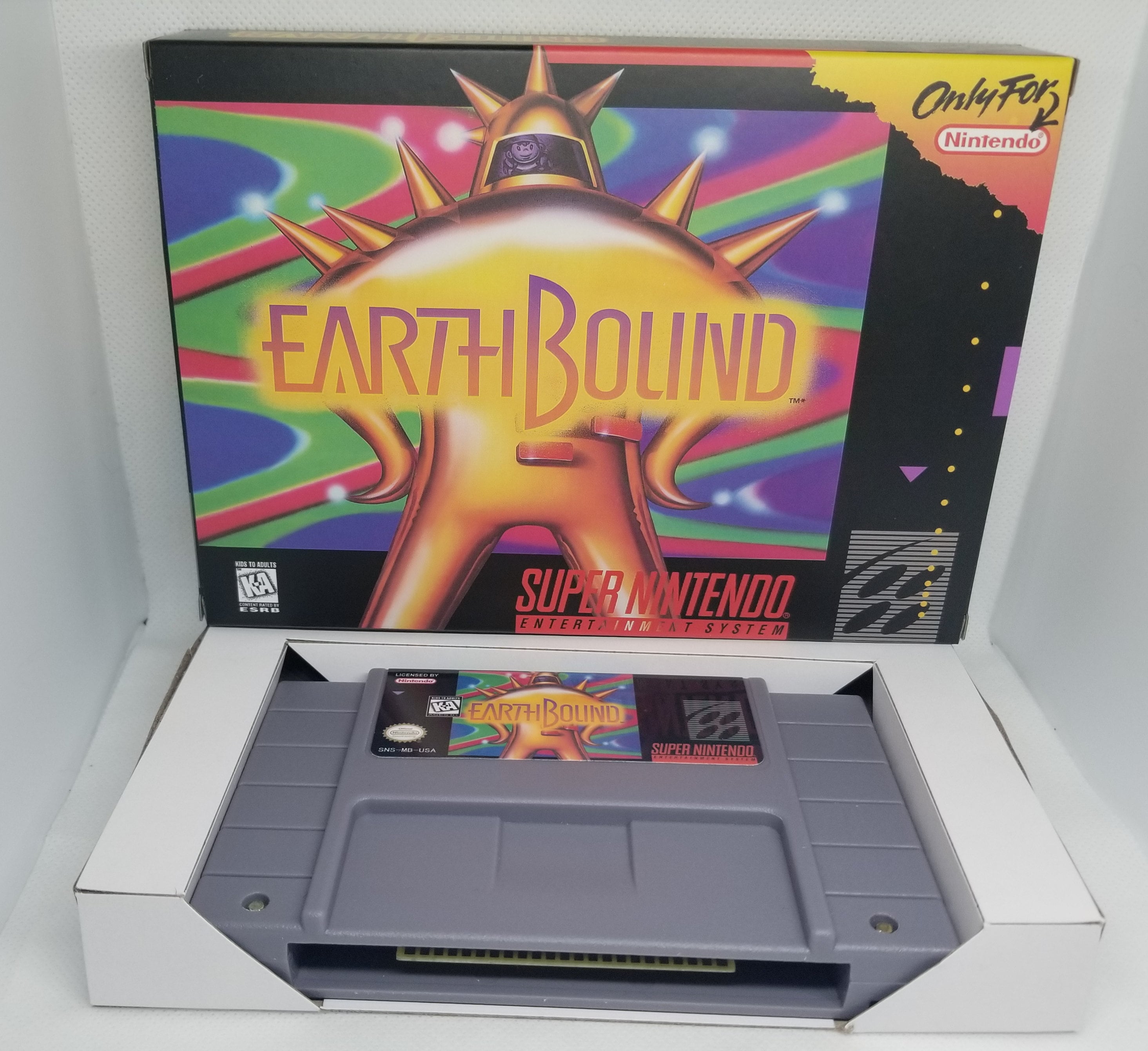 Earthbound US Version Cart and Box Snes Tested, Working, and Patched - Etsy