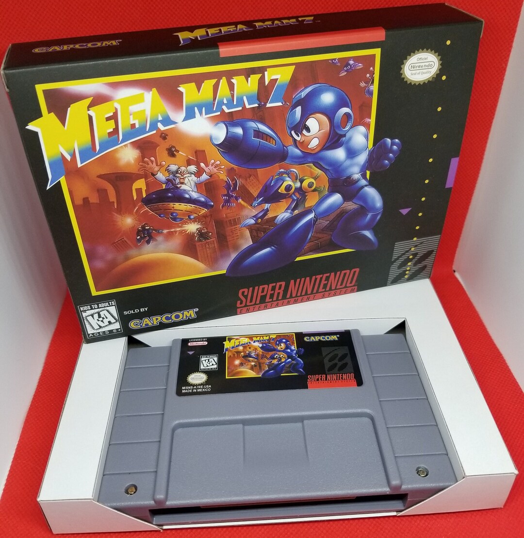 Mega Man 7 US Version Cart and Box Snes Tested and Working - Etsy