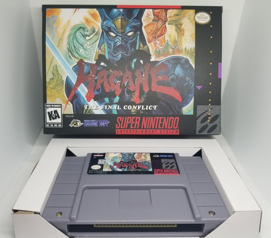 Hagane US Version Cart and Box Snes Tested and Working - Etsy