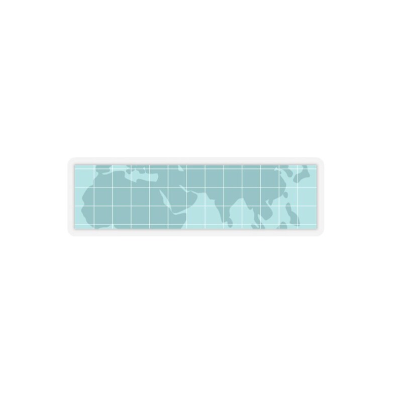 1040 Window Sticker #5 - World Map - Unreached - Etsy