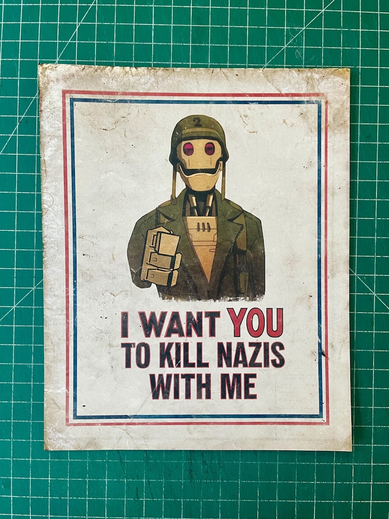 GI Robot Recruitment Poster 8x10 Art Print - Etsy