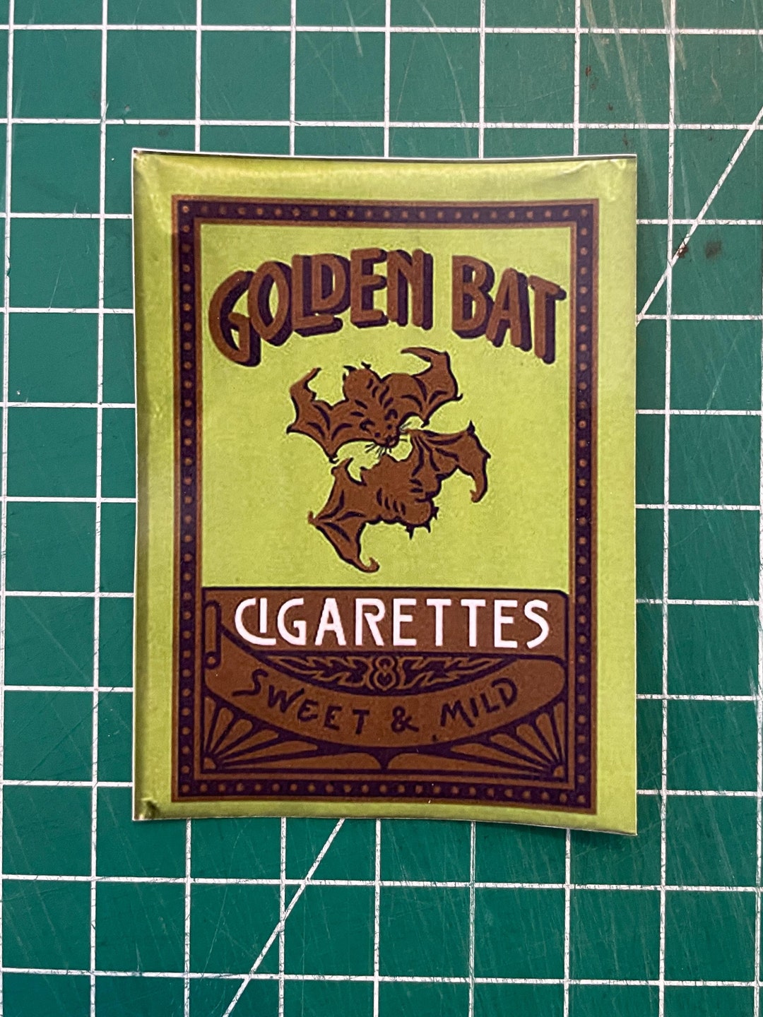 Golden Bat Cigarettes Sticker - Etsy