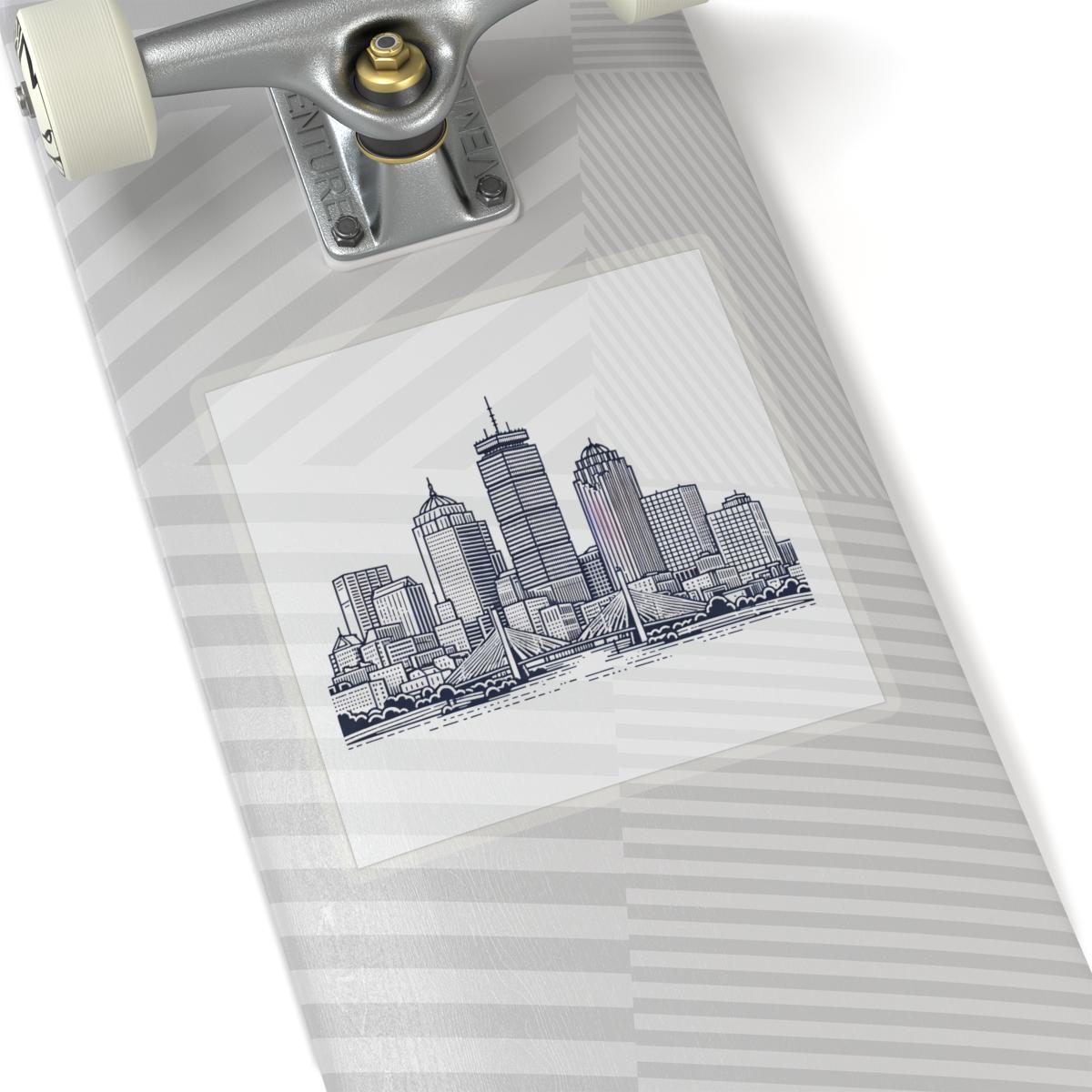 Boston MA Skyline Sticker Detailed Cityscape Vinyl Decal - Etsy