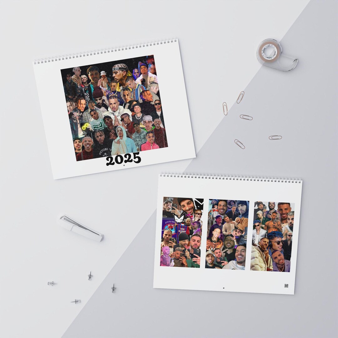 Rauw Alejandro 2025 Wall Calendar, Monthly Images of Him, Music Fan ...