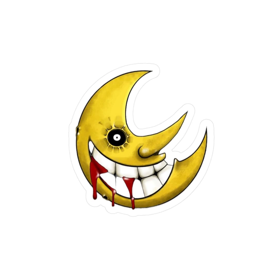 Soul Eater Moon Sticker Anime - Etsy