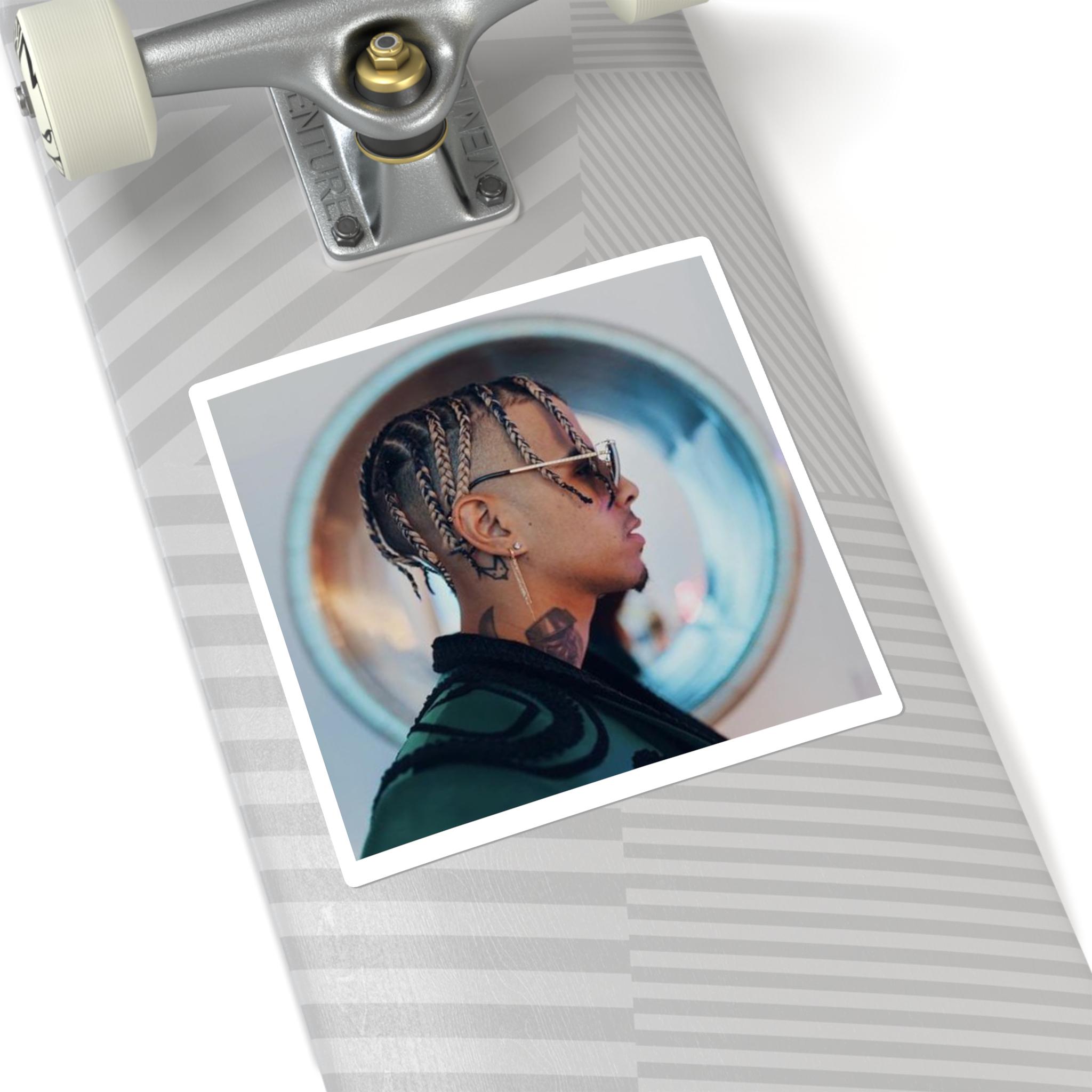 Rauw Alejandro Side Profile Square Sticker Music Singer Decal ...