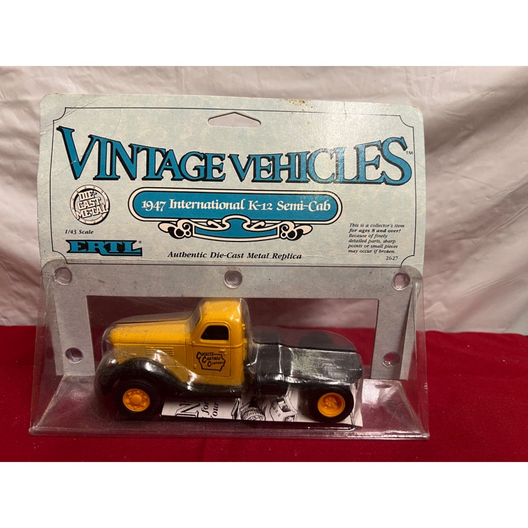 ERTL Vintage Vehicles 1947 International K-12 Semi Cab 1/43 - Etsy