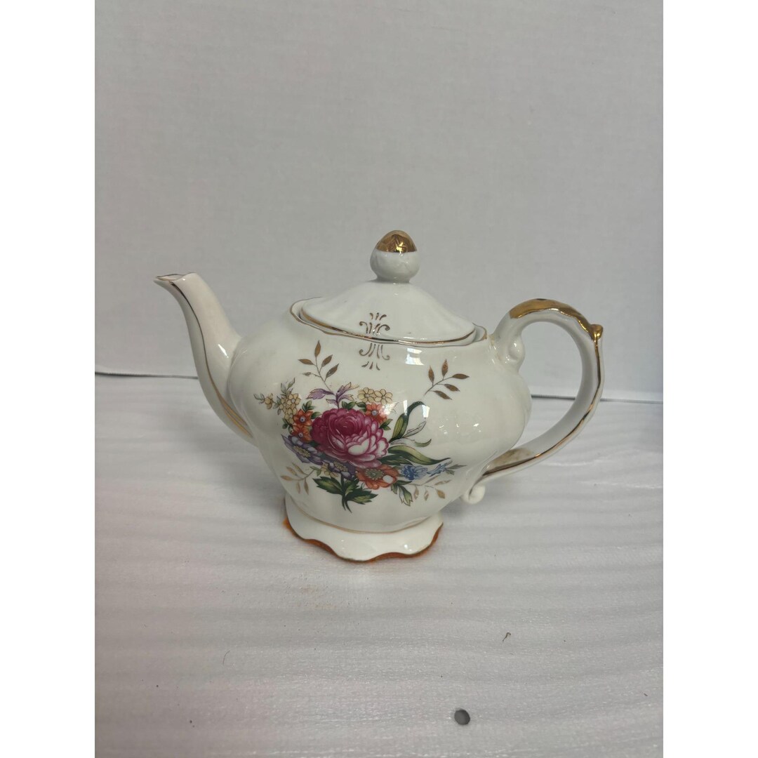 Vintage Japanese Victorian Teapot Music Box - Etsy